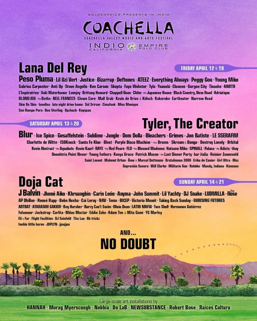 Coachella Valley Music and Arts Festival Travel Begins at 40